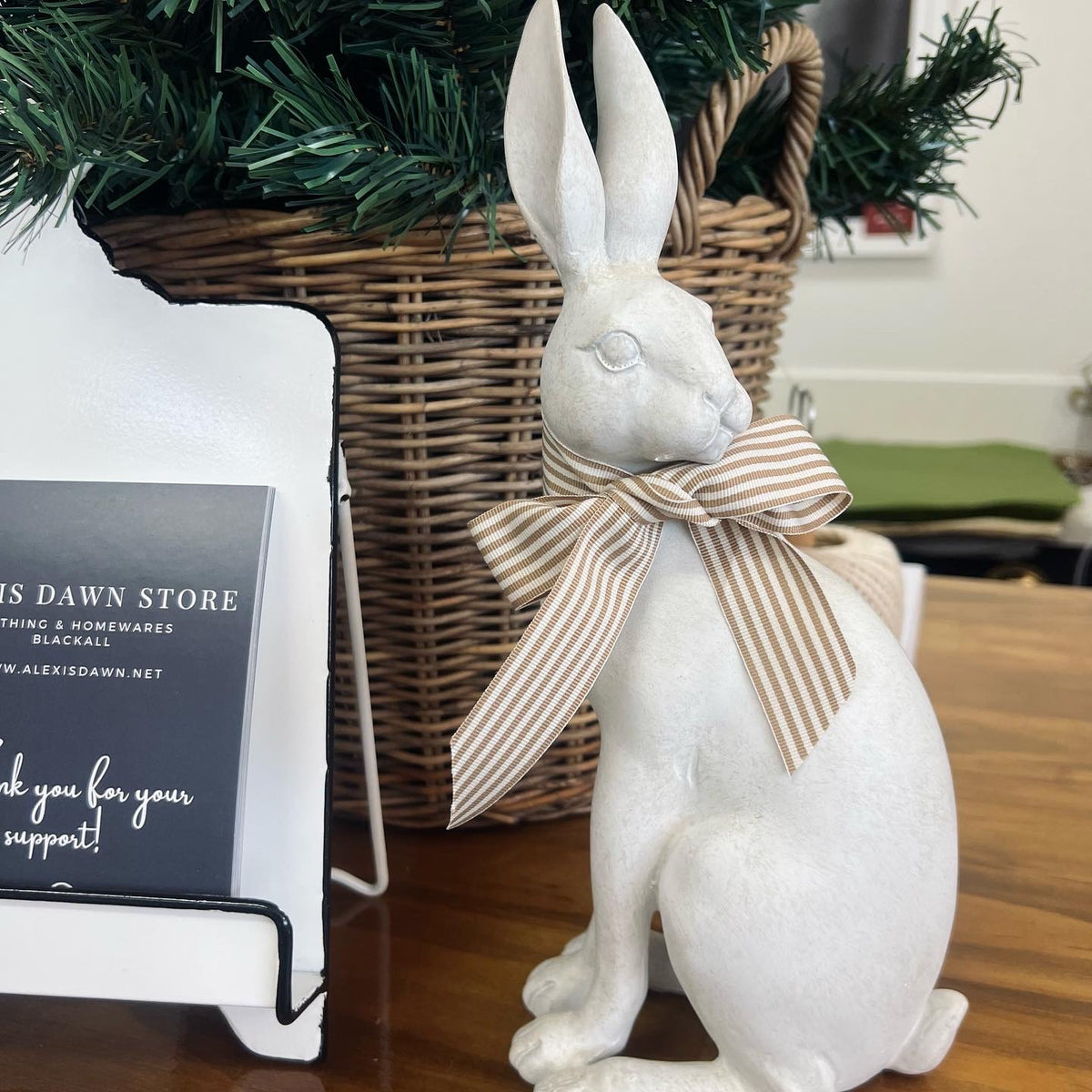 HAROLD THE TURNING HARE- WHITE – Alexis Dawn Store